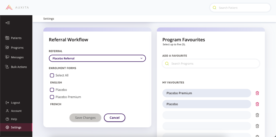 Opting into a Referral Workflow