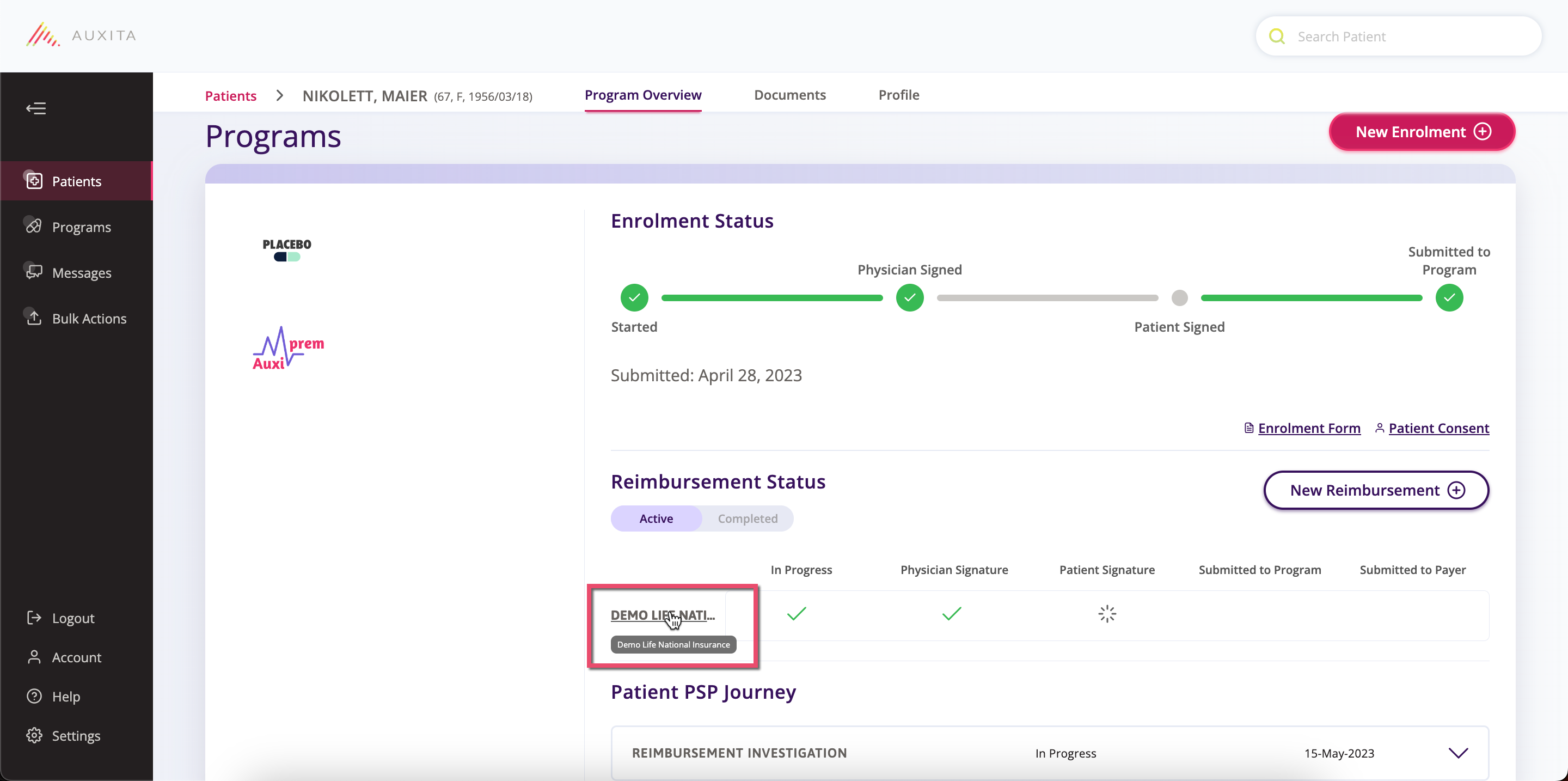 View or Change an In-Progress Prior Authorization