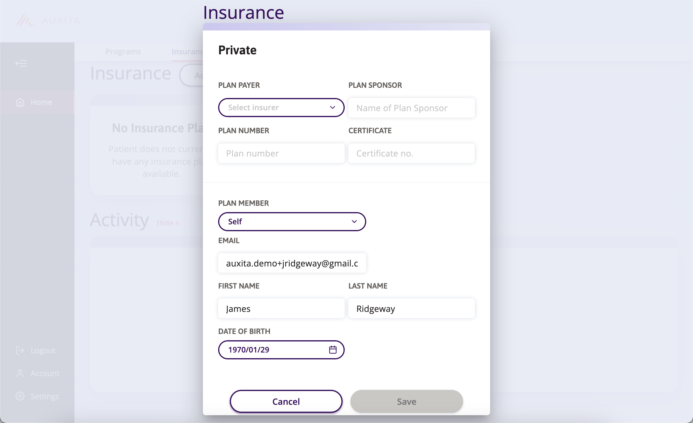 Add, Edit, or Remove your Insurance Information