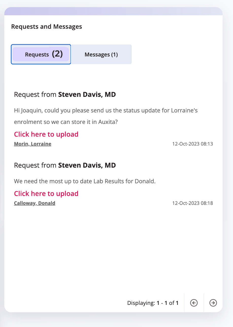 Navigating the Home Dashboard